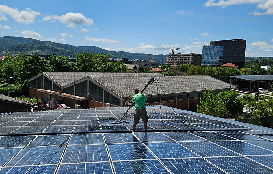 BIG Solar Uses an Environmentally Friendly Method to Clean and Maintain ...